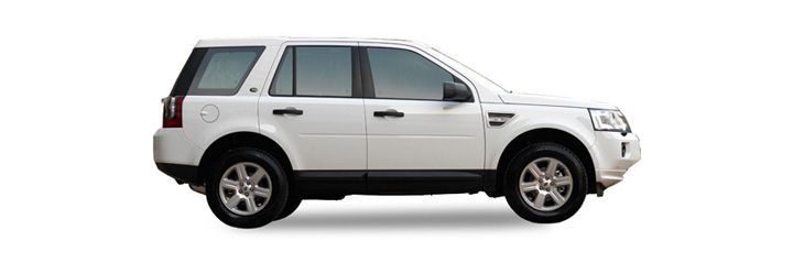 Land Rover Freelander 2 in Fuji White Color Exterior Right Side View