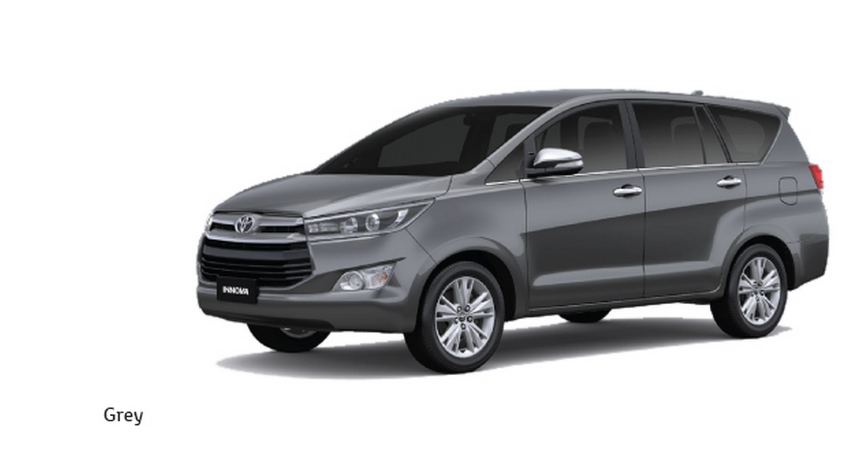 Toyota Innova Crysta Grey Color